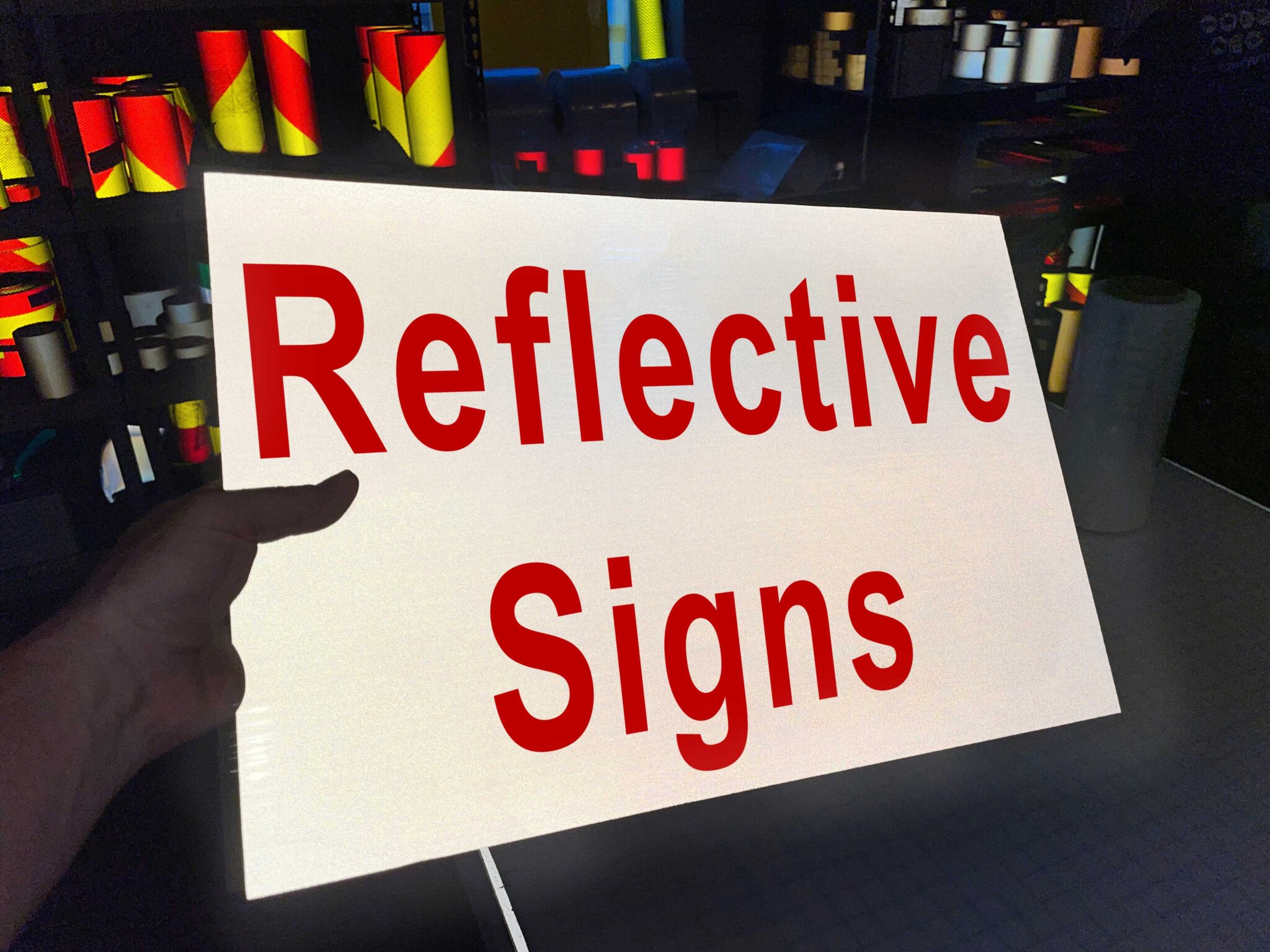 All About Our Retro Reflective Signs | The Reflective Sign Shop